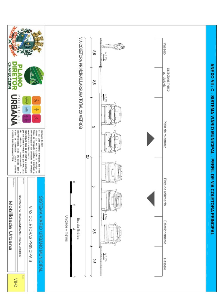 Anexo Vii-C - Perfil Via Coletora Principal PDF | PDF | Transporte ...