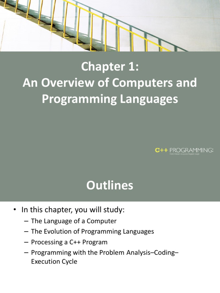C++ Programming ch01 | PDF | Computer Program | Programming