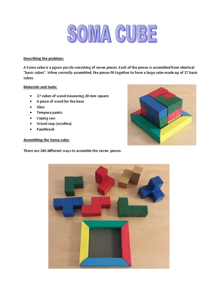 Soma Cube | PDF
