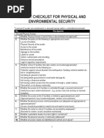 Data Center Audit Checklist | PDF | Data Center | Physical Security