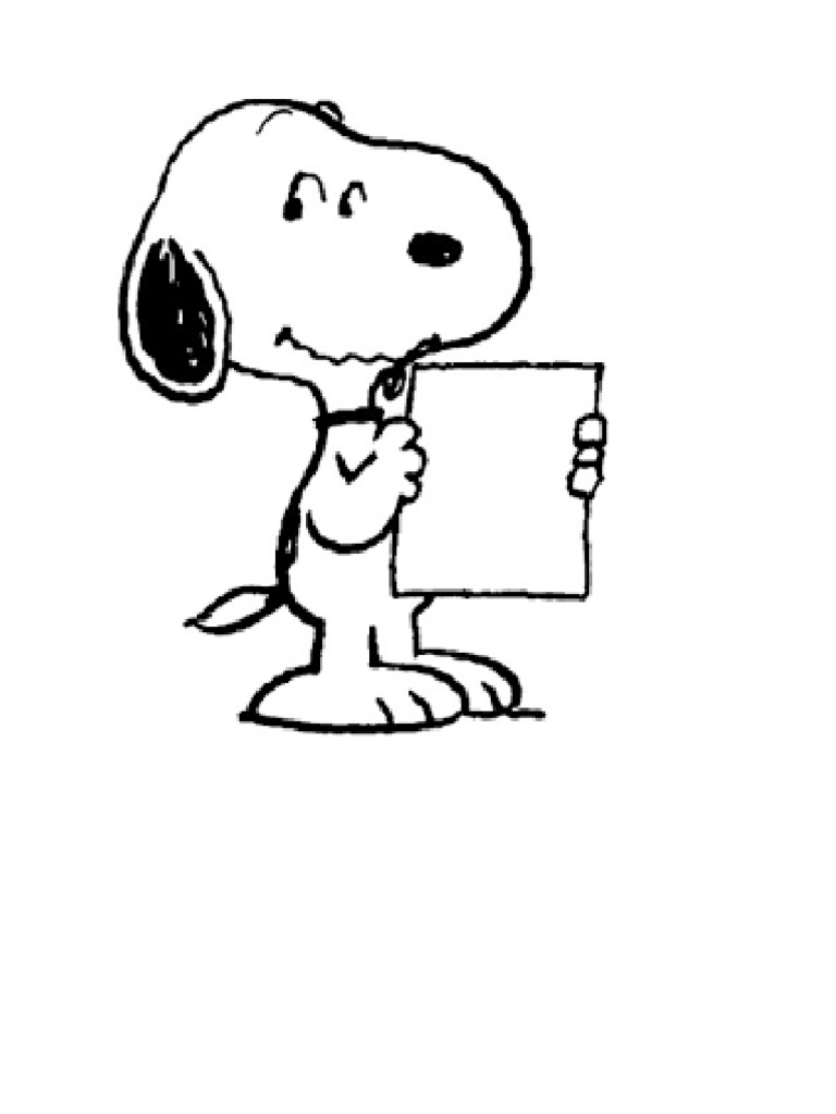 Snoopy Leyendo | PDF