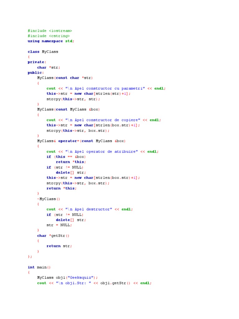 Using Namespace Class Private Char Public Const Char: #Include #Include ...