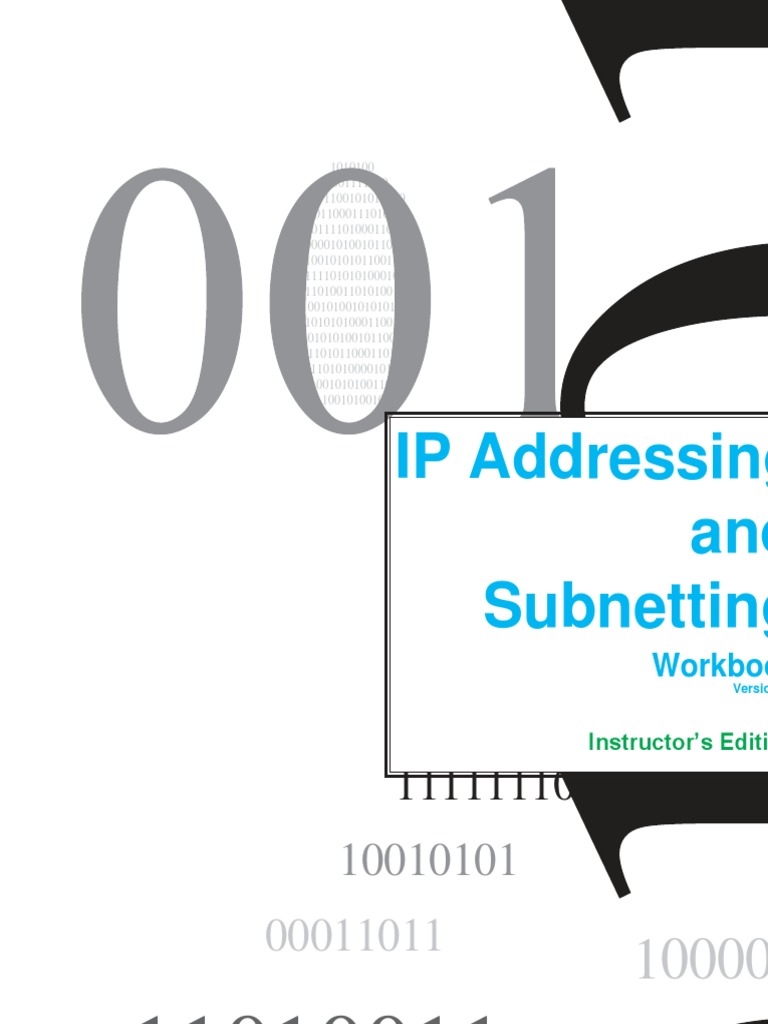 Ip Addressing And Subnetting Workbook Instructors Version 1 5 Pdf