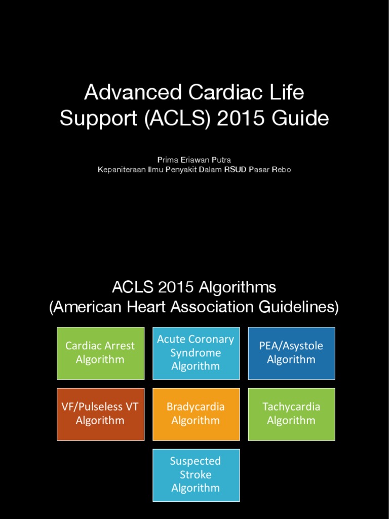 Acls Guide Aha 2015 PDF | PDF | Gagal Jantung | Infark Miokardial ...