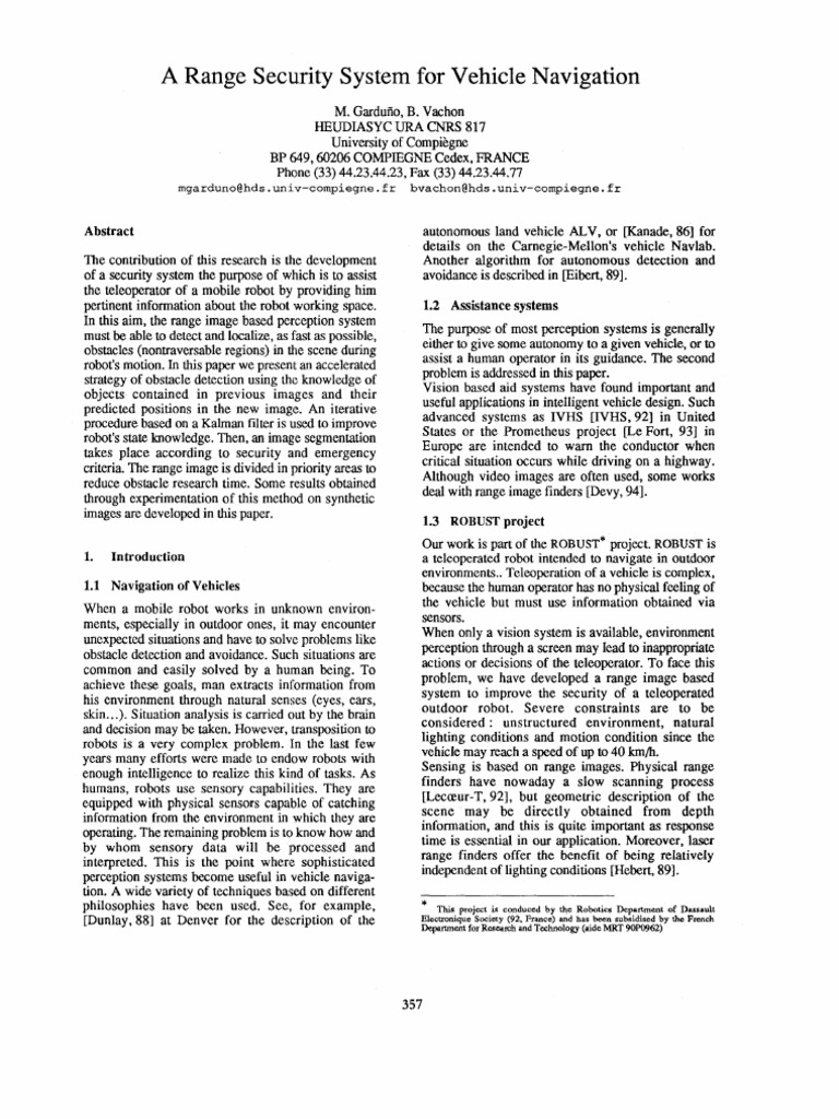 An Accelerated Strategy for Obstacle Detection in Range Images Using ...