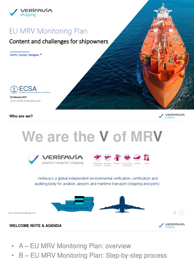 EU MRV Monitoring Plan: Content and Challenges For Shipowners | Download Free PDF | Member State ...