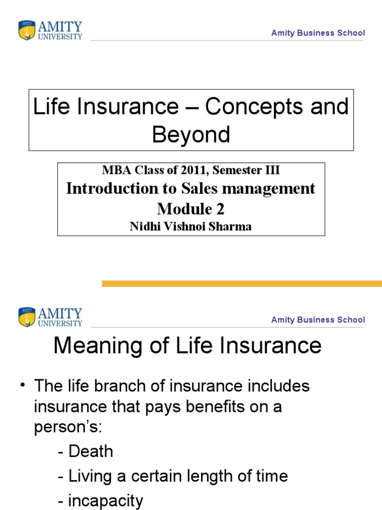 Life Insurance Concepts Explained | PDF | Life Insurance | Insurance