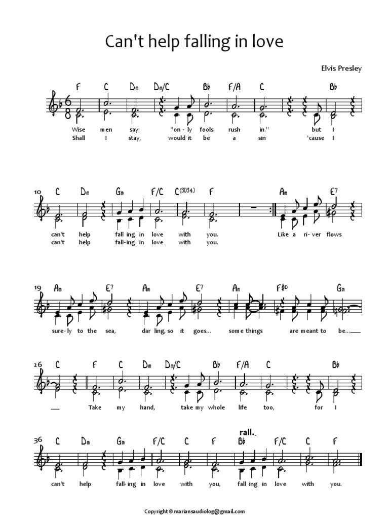 Can t help falling in love.pdf