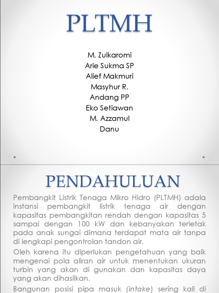 Plta Power Point | PDF