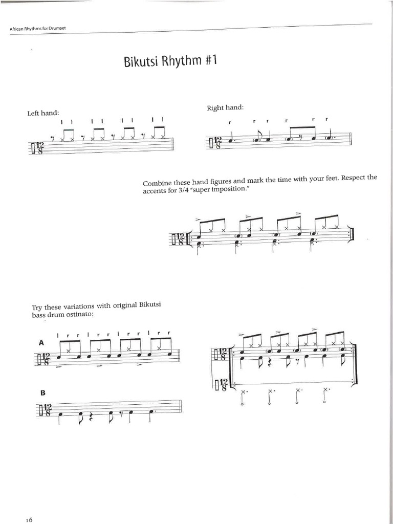 Sample - African Rhythms For Drumset | PDF
