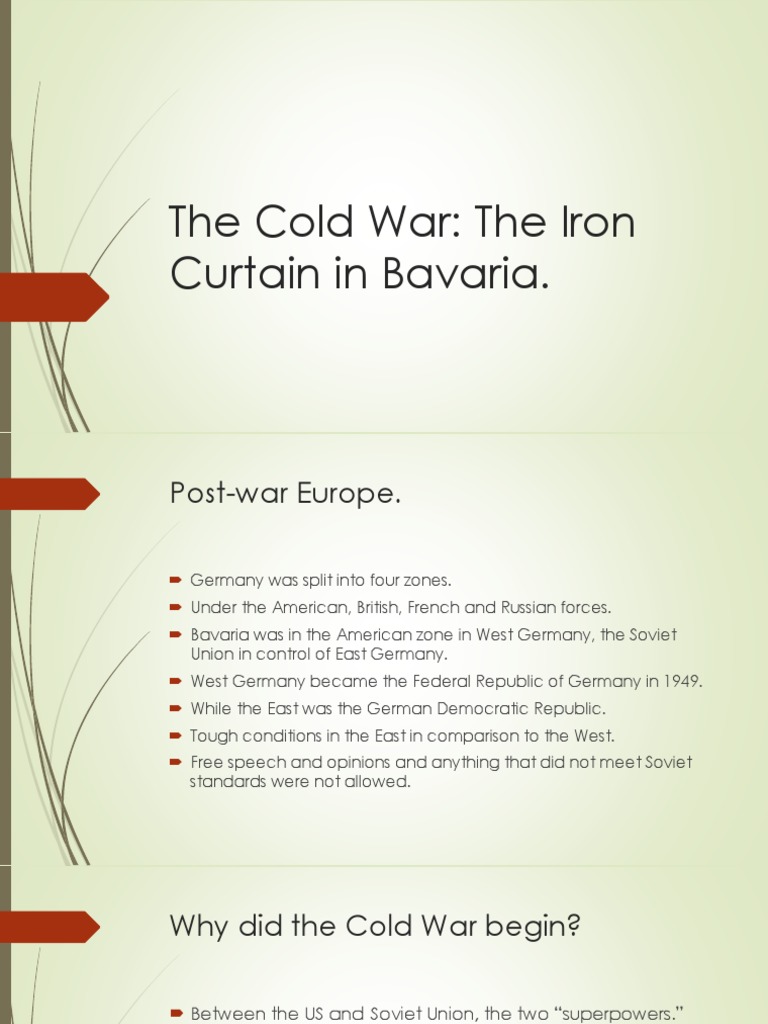 Cold War Power Point | PDF | East Germany | Aftermath Of World War II