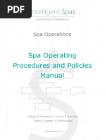 SOP Spa Cleaning Checklist | PDF | Bathroom | Home