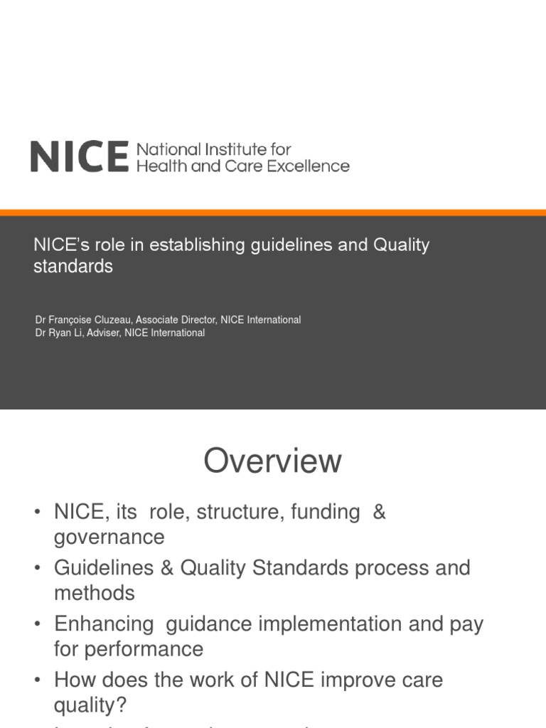 NI Webinar NICE Guidelines Standards | PDF | Diabetes Mellitus Type 2 ...