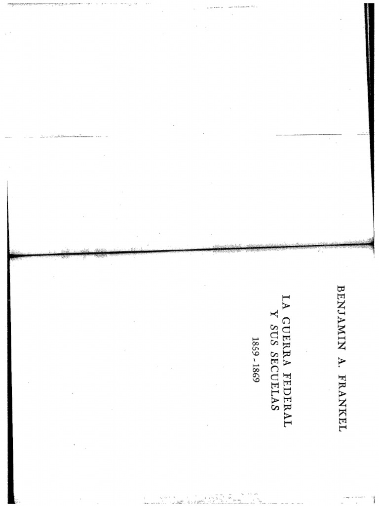 Benjamin Frankel - Guerra Federal | PDF