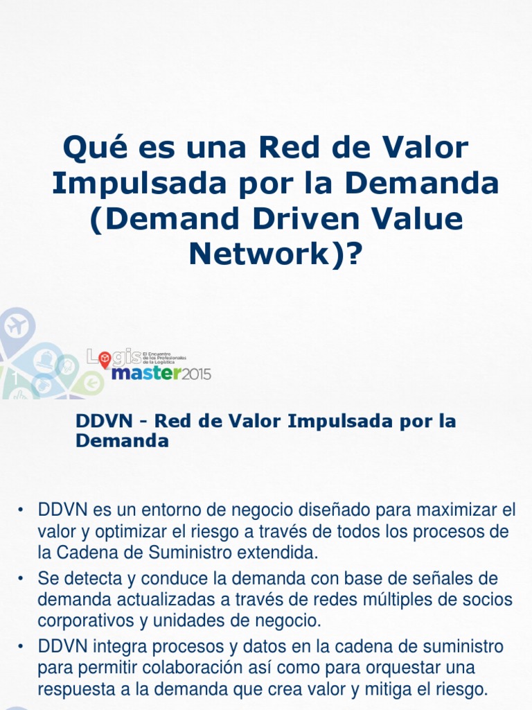 Demand Driven Value Network Logis Master 2015 Sep 15 2015 V3 | PDF ...