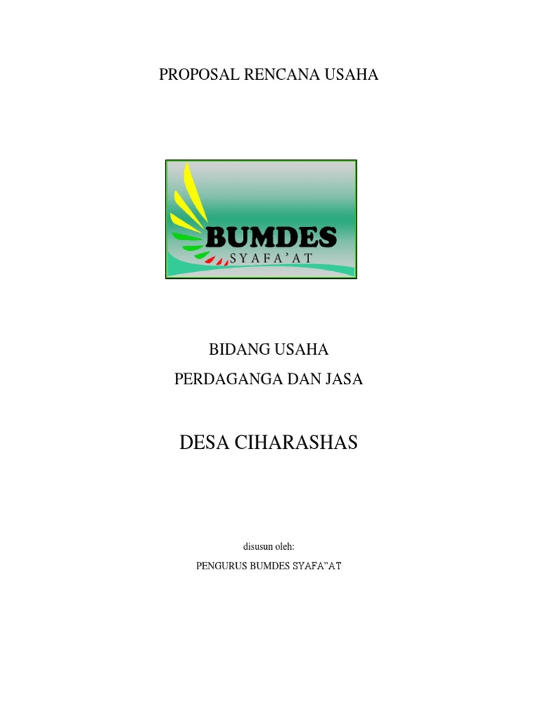 Proposal Bumdes | PDF