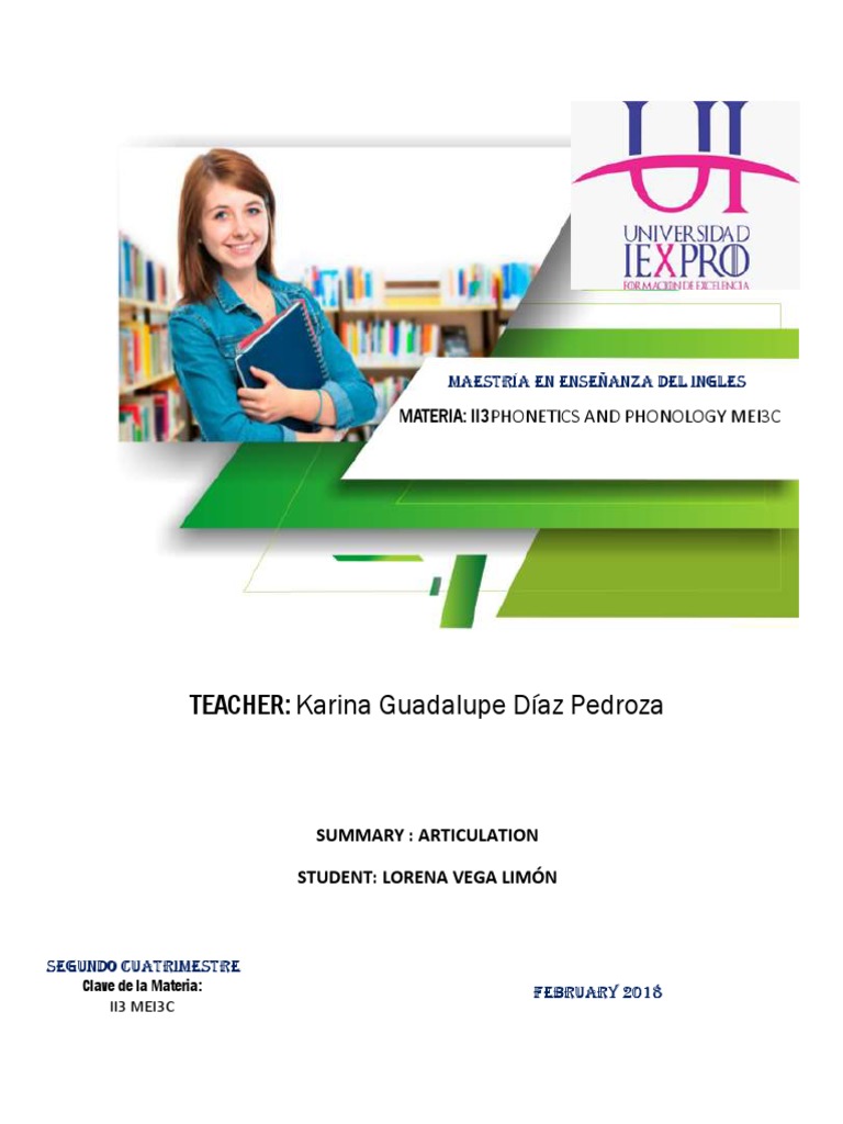 Ii3 Phonetics and Phonology Mei3c Summary | PDF | Phonetics | Oral ...