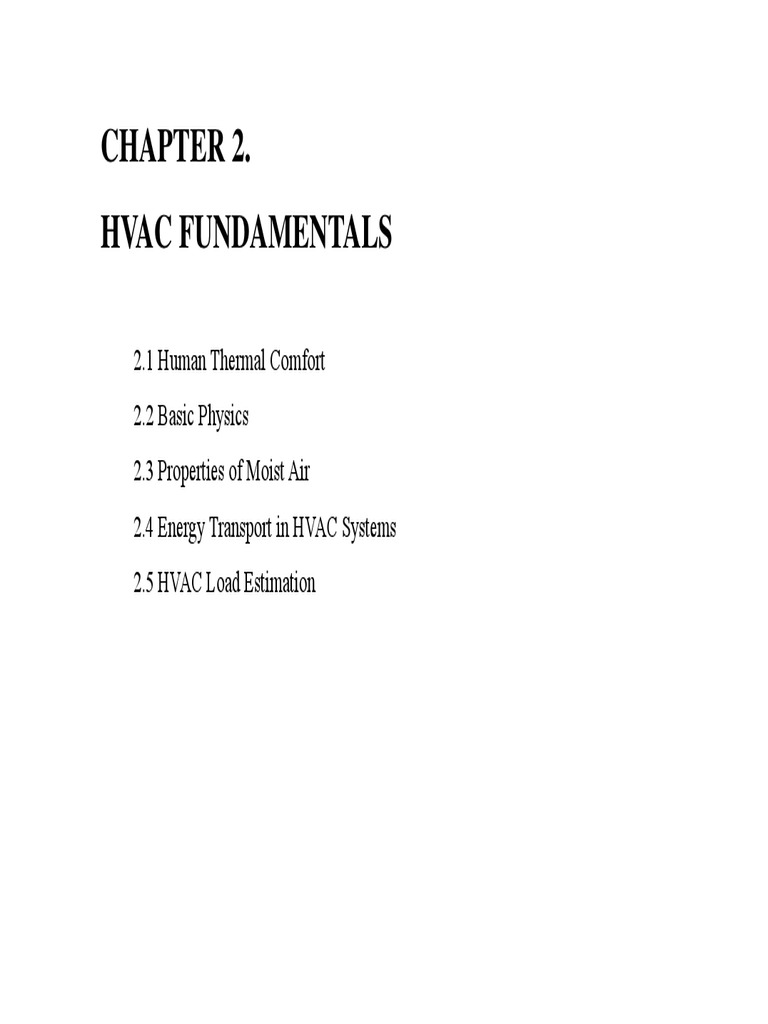 Hvac Fundamentals PDF | PDF | Latent Heat | Humidity
