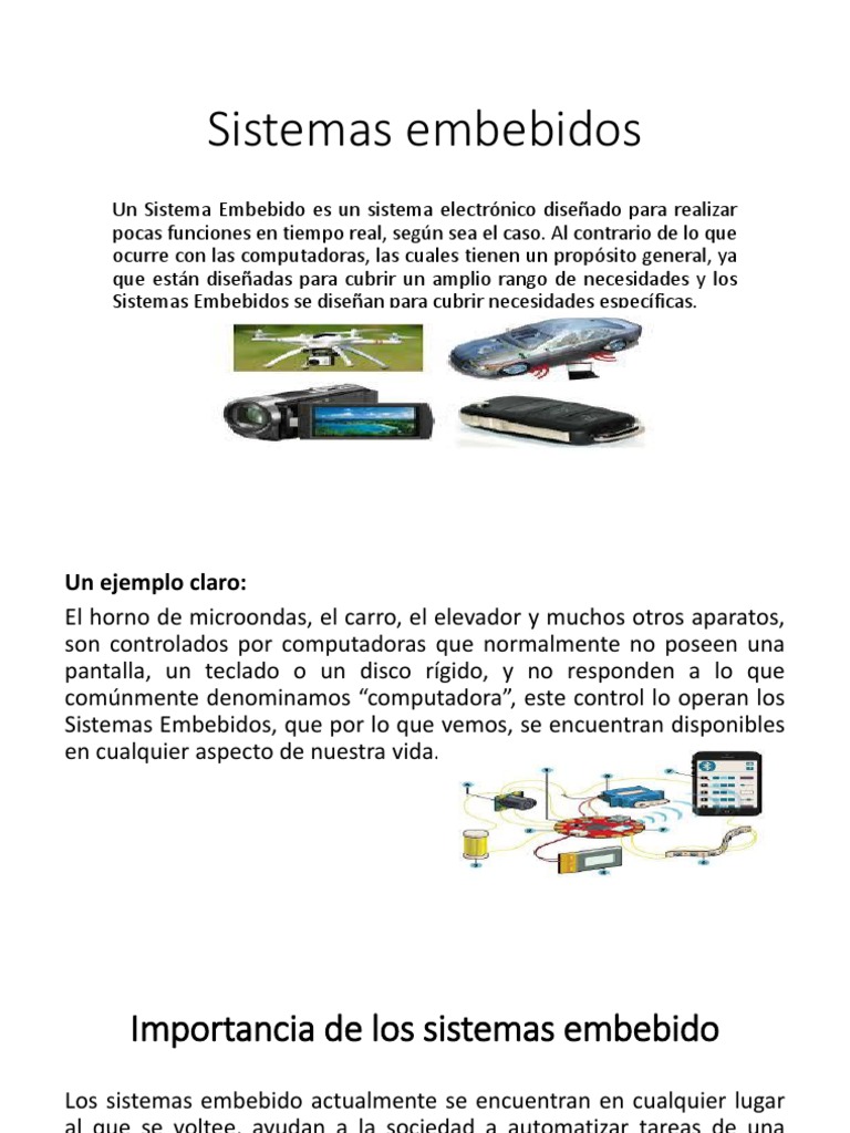 Sistema Embebido | Sistema Integrado | Computadoras
