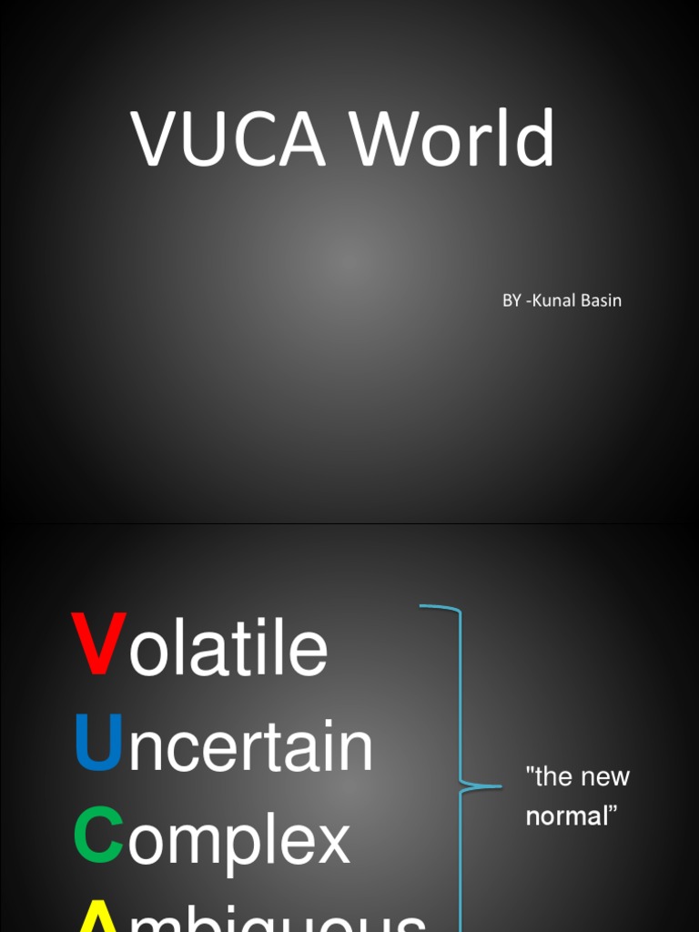 VUCA | PDF | Uncertainty | Leadership