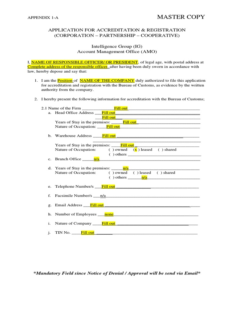 Application Form For BOC | PDF | Justice | Crime & Violence