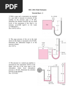 Manometer Problems Worksheet - Answers | PDF | Pressure Measurement ...