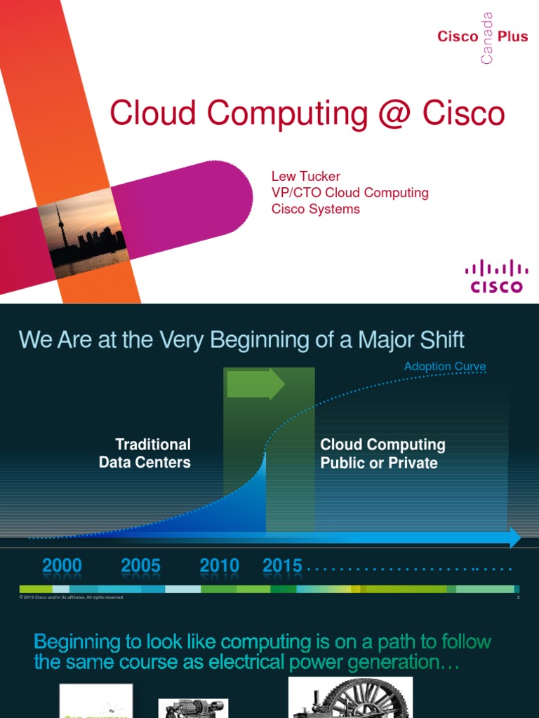 Cloud Computing at Cisco Lew Tucker Keynote | PDF | Provisioning | Cloud Computing