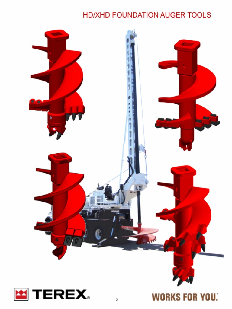 Terex Auger Tools | PDF | Drill | Nature