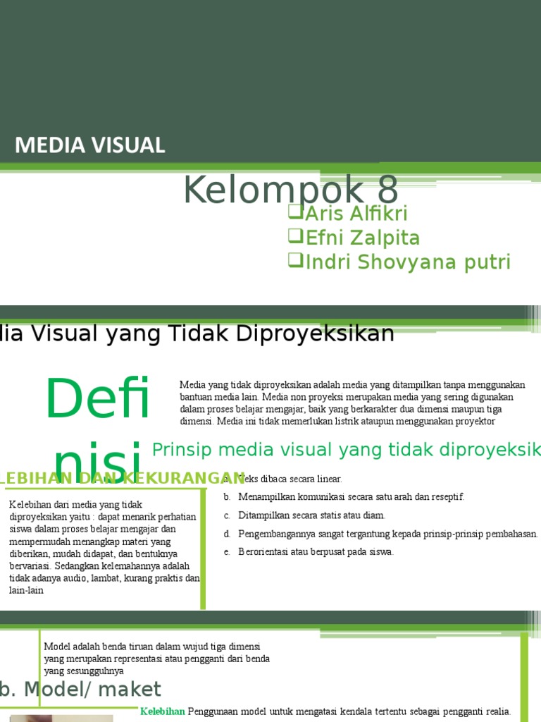 Media Visual Non-Proyeksi dalam Pembelajaran | PDF