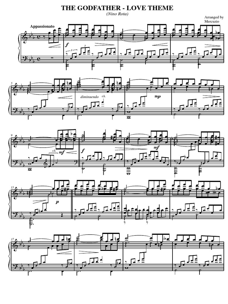 The Godfather Love Theme Nino Rota Pdf Pdf