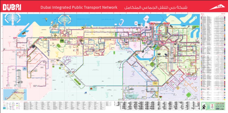 Dubai Complete Bus Network PDF | PDF