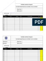 Overtime & Claims Form 2024 | PDF | Working Time