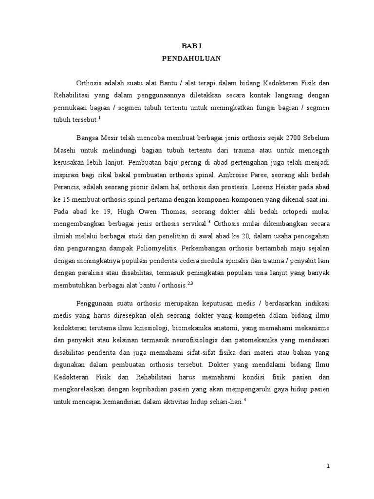 Tinpus Orthosis Upper Extremity | PDF