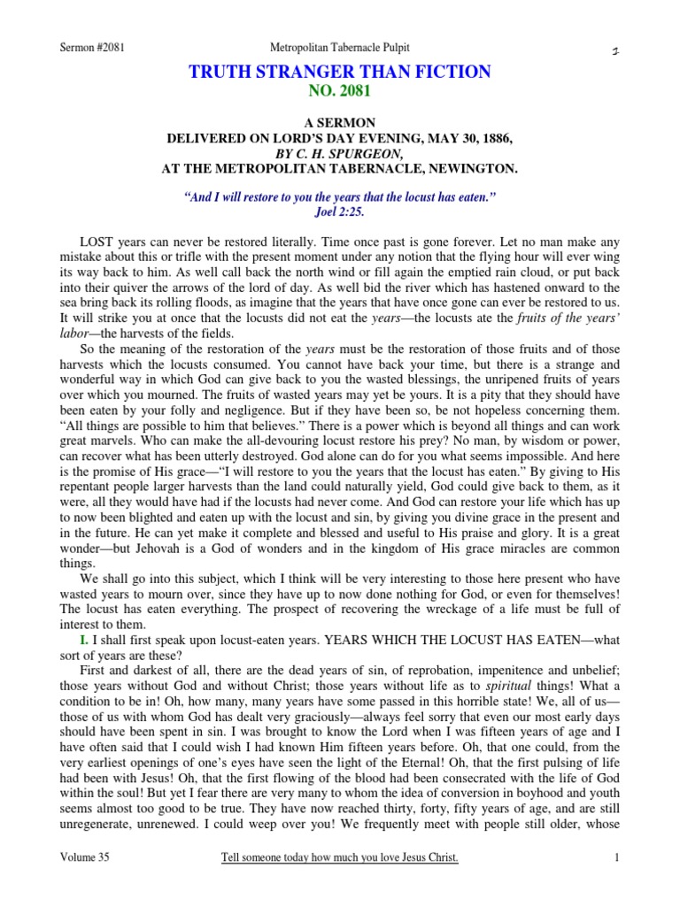 Truth Stranger Than Fiction | PDF | Repentance | God In Christianity