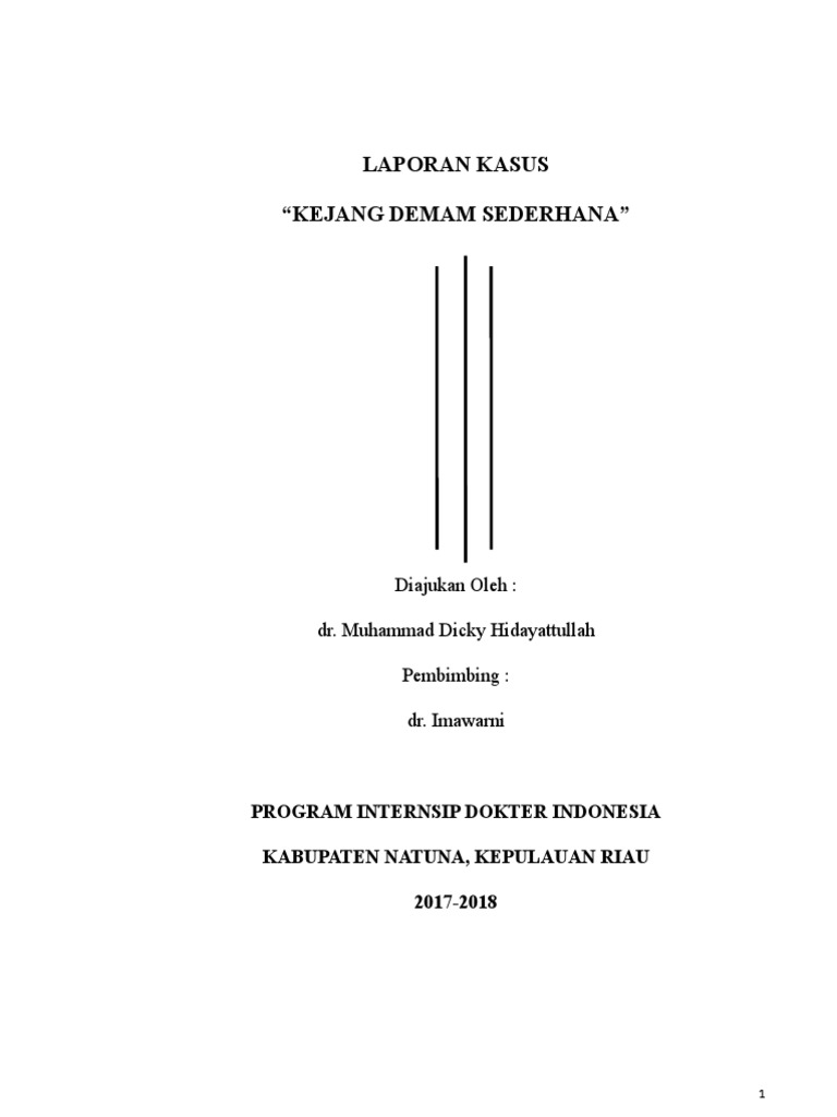 Laporan Kasus Kejang Demam Sederhana IGD | PDF
