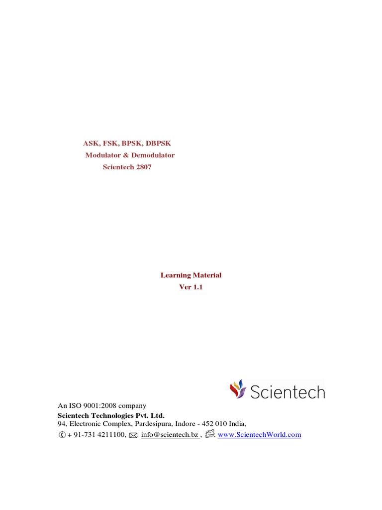 7 8 | PDF | Modulation | Data Transmission