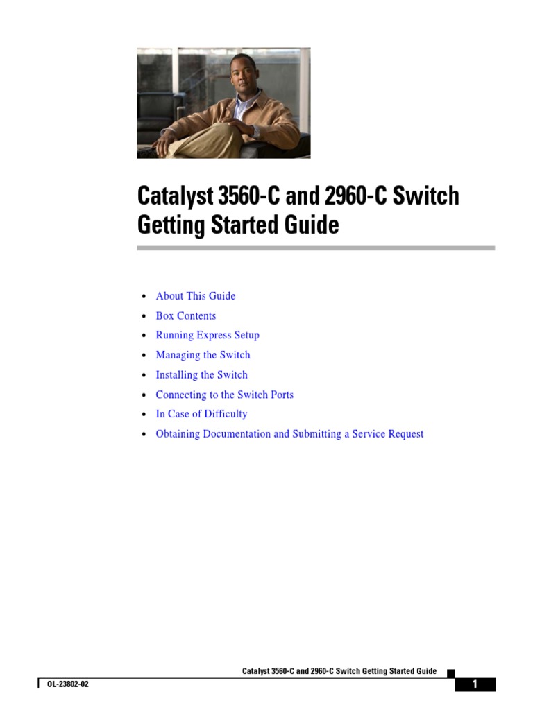Catalyst 3560-C and 2960-C Switch Getting Started Guide | PDF | Command ...