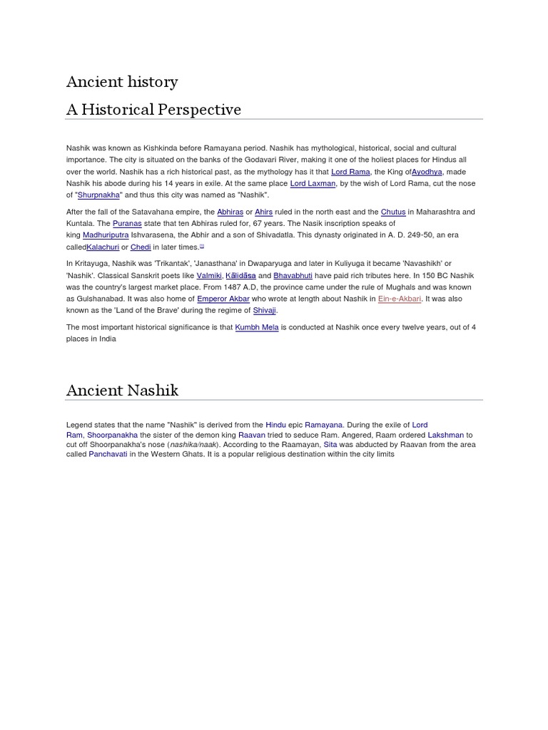 Ancient History | PDF