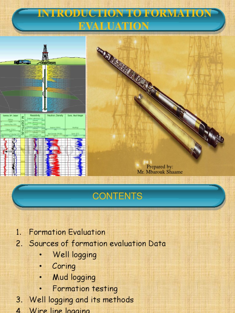 Introduction to Formation Evaluation | PDF | Petroleum Reservoir | Oil Well