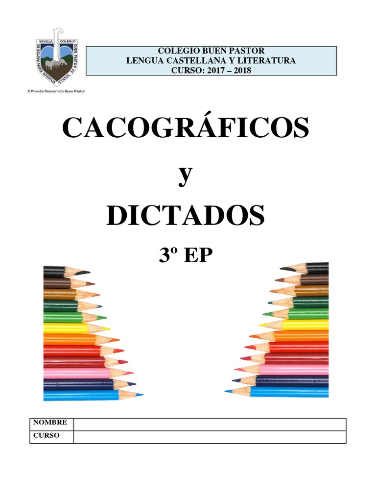 Cacografico y Dictados 3EP 17-18 | PDF