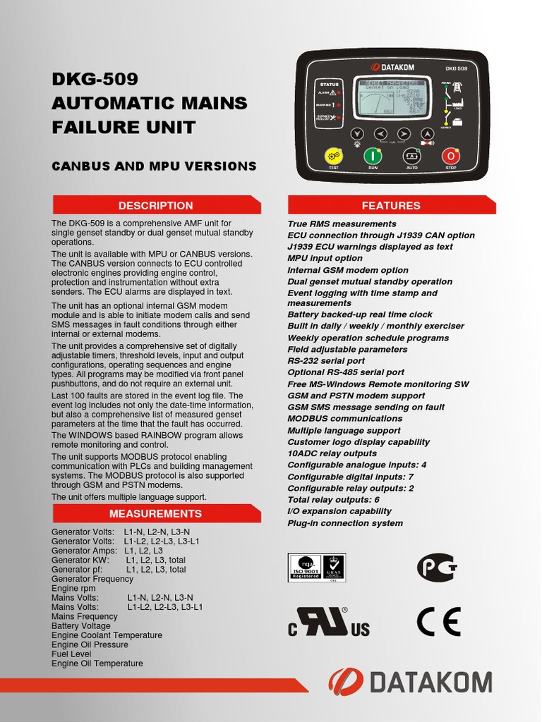 509 Data | PDF | Mains Electricity | Relay