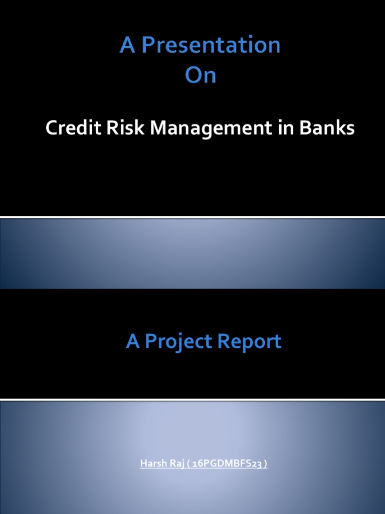 Credit Risk Management in Banks | PDF | Credit Risk | Credit (Finance)