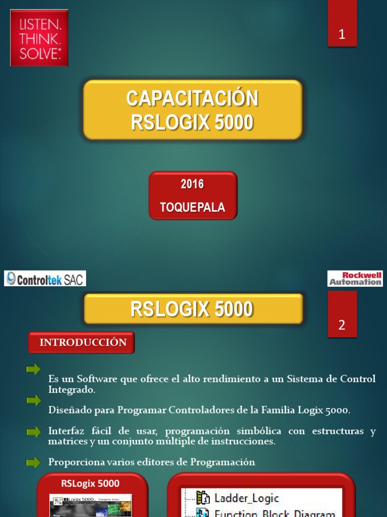 Capacitación RSLogix 5000 2 | PDF | Programa de computadora | Programación