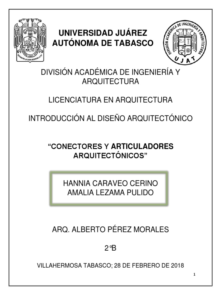 Conectores y Articuladores Formales en La Arquitectura | PDF | Color ...