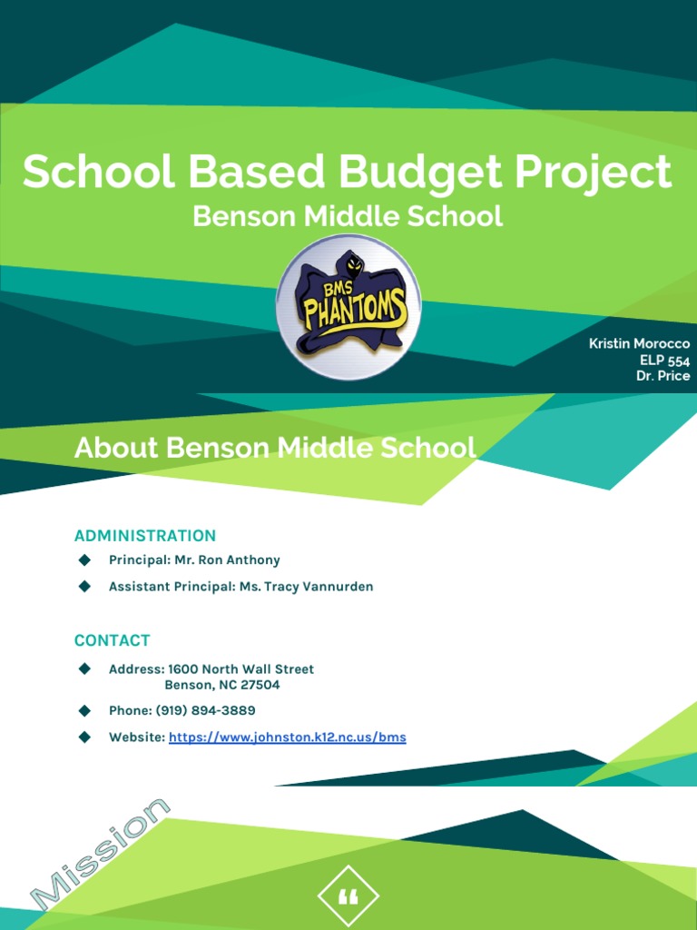 School Based Budget Project | PDF | Elementary And Secondary Education ...