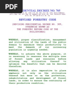 PD 705 Revised Forestry Code of The Philippines | PDF | License | Forests