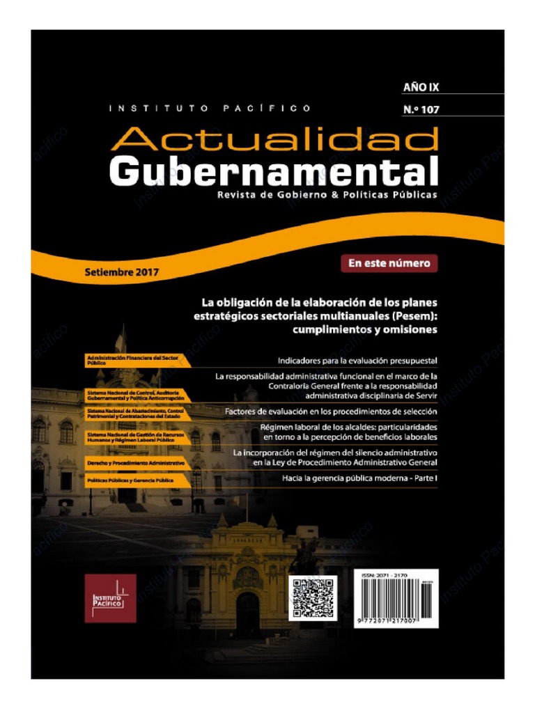 Revista Actualidad Gubernamental | PDF