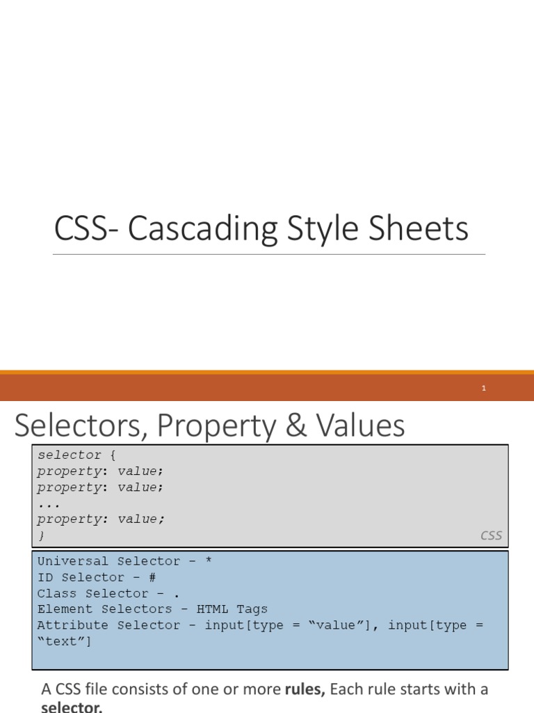 CSS-Cascading Style Sheets | PDF | Cascading Style Sheets | Html