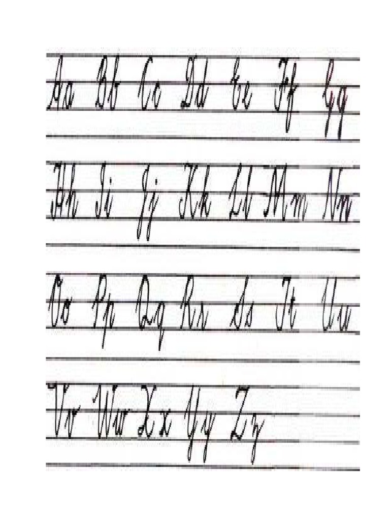 tulisan berangkai yang cantik - Bernadette Morgan