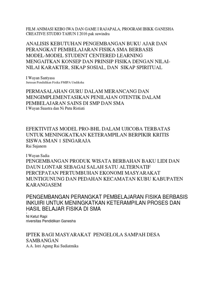 Film Animasi Kebo Iwa Dan Game I Rajapala | PDF
